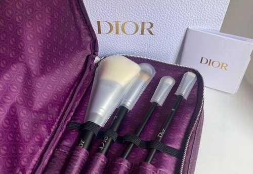 Dior backstage подарочный набор косметичка кистей