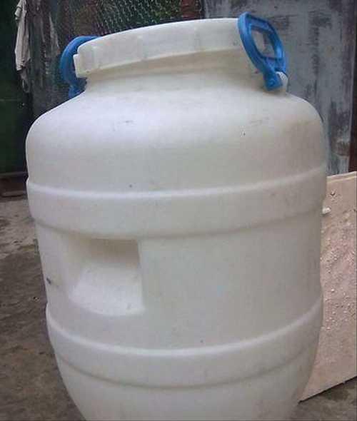 Бачок пластиковый пищевой из под меда 50л