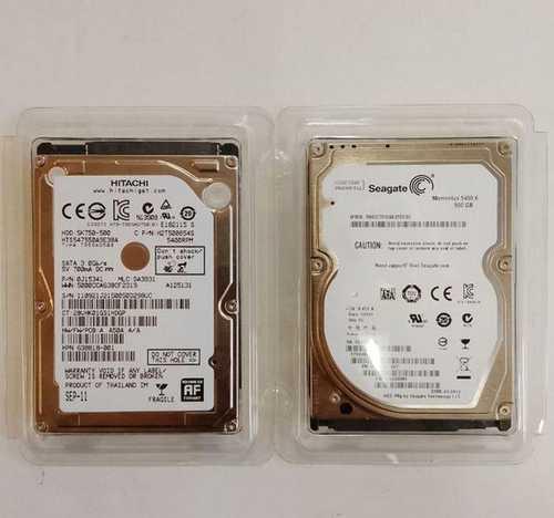 Жесткие диски HDD 2.5" 500GB 2шт