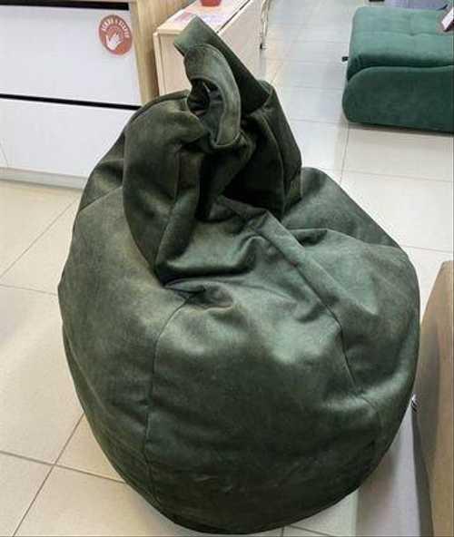 Кресло мешок зеленое