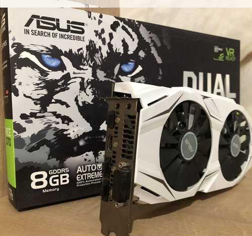 Видеокарта asus GTX 1070 8Gb