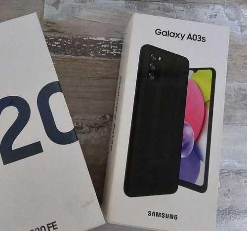 Коробки для Samsung S20FE,Galaxy A03s