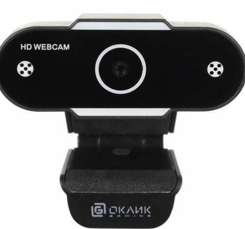 Оклик OK-C012HD черный 1Mpix (1280x720) USB2.0 с микрофоном