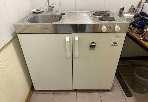 Холодильник-электроплитка-раковина whirlpool