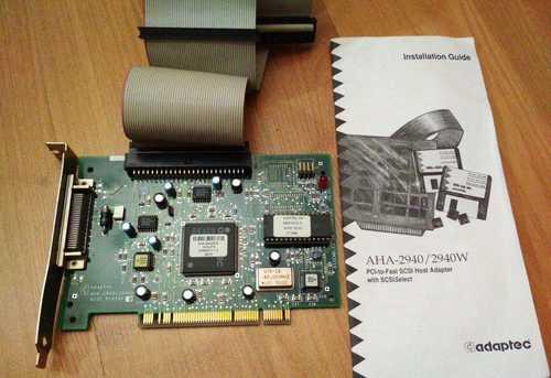 Контроллер Adaptec scsi Card AHA-2940/2940U