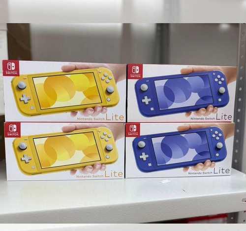 Nintendo switch lite blue (2) и yellow (2)