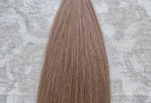 Волосы натуральные для наращивания блонд б/у 45 см