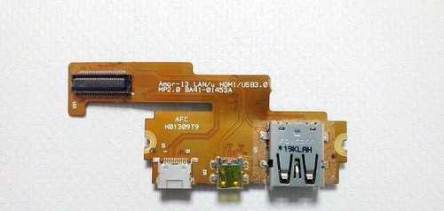 Плата LAN hdmi USB ноутбука Samsung NP900X3A