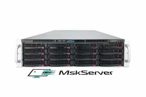 Сервер Supermicro 6037R-E1R16N 2x E5-2680v2 16Gb