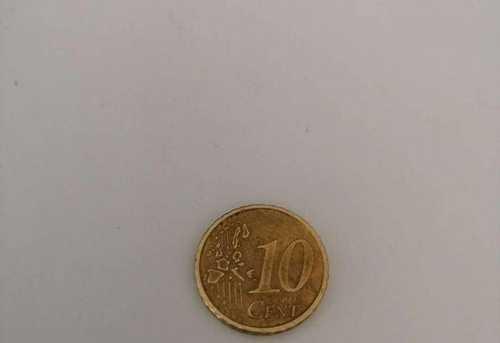 Монета Австрия 10евро цент