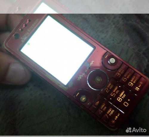 Sony ericsson W660i красный с акб и зарядкой