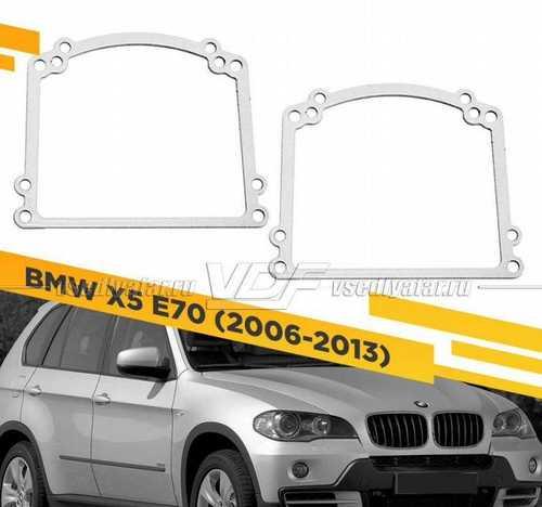 Рамки для замены линз в фарах BMW X5 E70 2006-2013