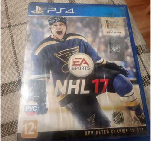 Диск NHL 17 ps4