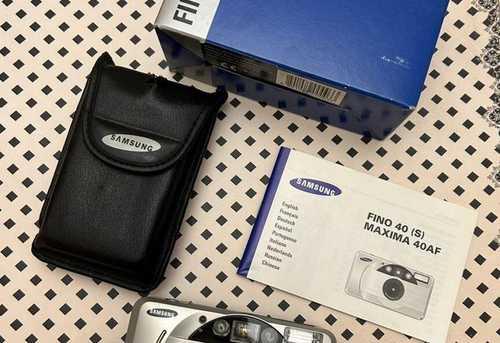 Плёночный фотоаппарат Samsung Fino 40s