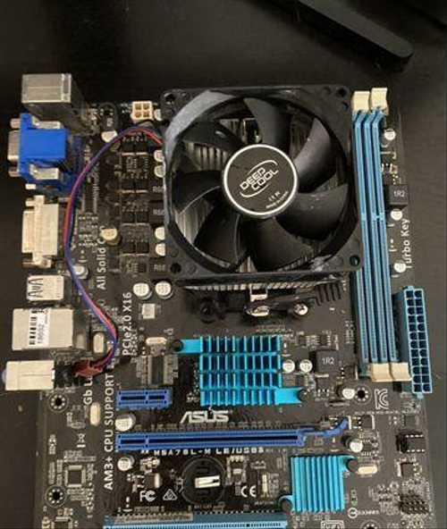 Материнская плата с процессором fx 4300 am3+