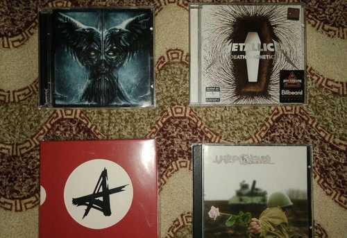CD диски Metallica, Immortal, Алиса, The Poems