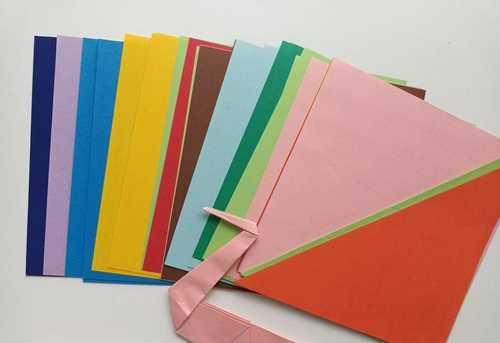 Бумага цветная для оригами 20х20 см