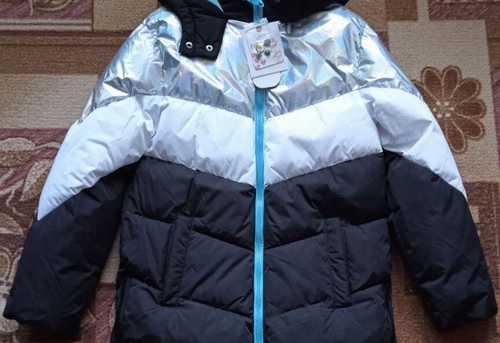 Пальто (куртка) для девочки р. 140