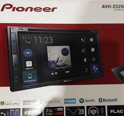 Автомагнитола pioneer 2din AVH-Z5250BT