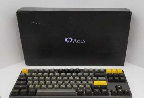 Игровая Клавиатура akko 5087S-Black&Gold USB Cable