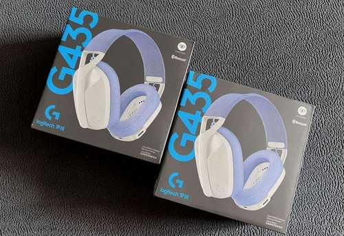 Новые наушники Logitech G435 Wireless Cream Violet