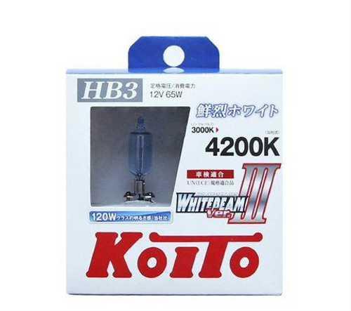 Лампа высокотемпературная Koito Whitebeam 9005 (HB