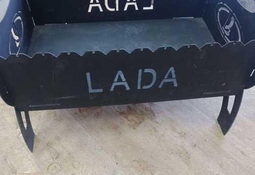 Мангал с лого LADA