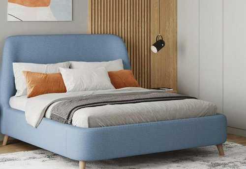 Кровать Молсон 180 Bucle Blue