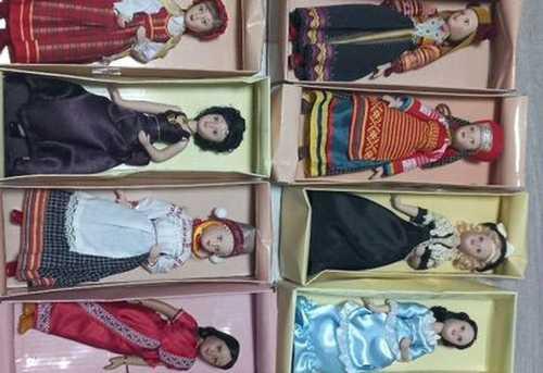 Куклы дамы эпохи и куклы в костюмах народа мира