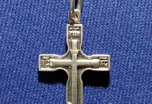 Крестик православный серебро 925 б/у
