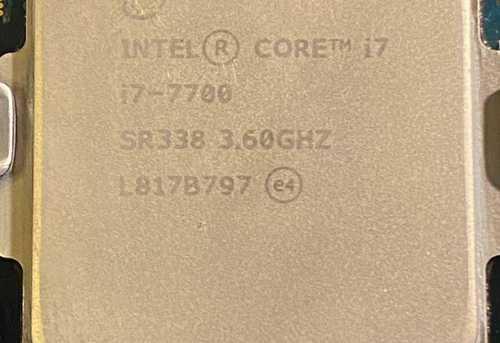 Процессор intel core i7 7700