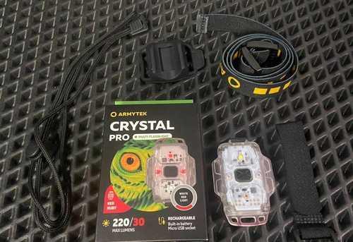 Маяк фонарь Armytek Crystal Pro Red Ruby Красный