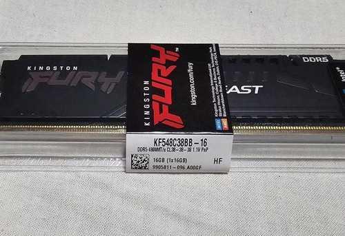 Оперативная память DDR5 1x16Gb Kingston4800