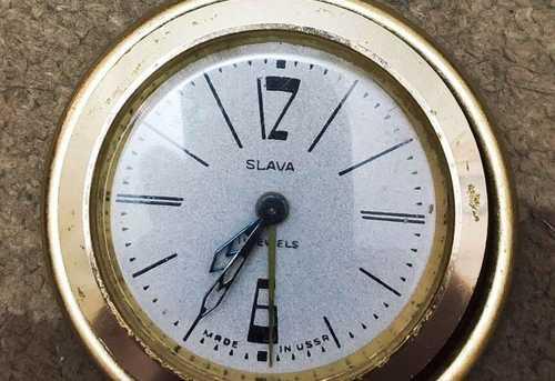 Часы слава будильник СССР