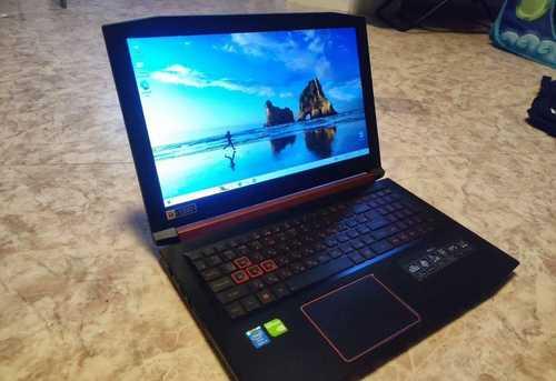 15.6" Acer Nitro 5 AN515-55, 512 ГБ, Core i5-10300H, RAM 16 ГБ, GeForce GTX 1660 Ti