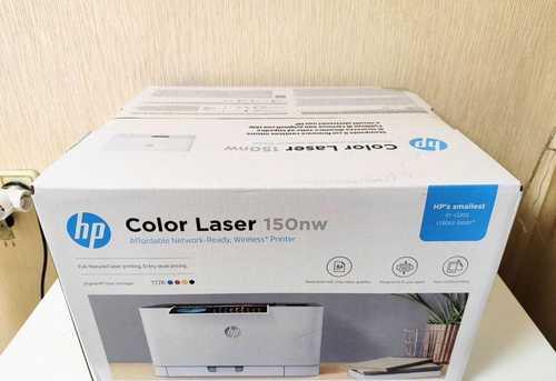 Принтер HP Color Laser 150nw Новый