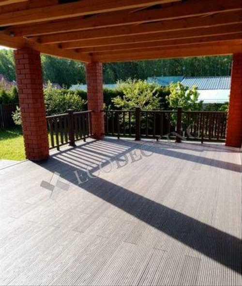 Террасная доска Ecodecking Техно плюс дпк