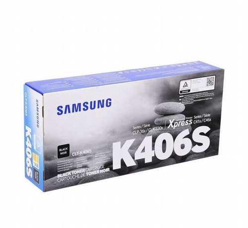 Картридж Samsung CLT-K406S, 1500 стр, черный