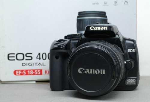 Фотоаппарат Canon 400d + 18-55 f/3.5-5.6 (коробка)