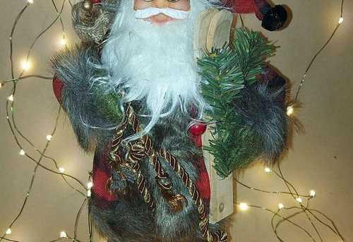 Игрушка Дед мороз под новогоднюю ёлку 35 см