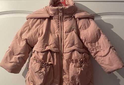 Куртка зимняя на девочку 90-100