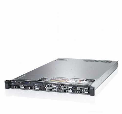 Dell PowerEdge R620 8xSFF / E5-2667 v2 x 2 / 16GB 14900R x 4 / H710p Mini 1GB / 750W x 2