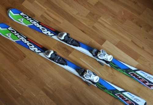 Горные лыжи Nordica Dobermann 140 см. С креплениям
