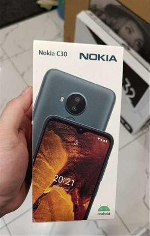 Смартфон Nokia C30 2+32GB Green (TA-1359)