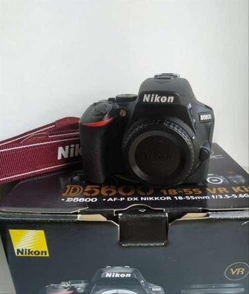 Nikon D5600 Body пробег 4500 кадров как новый
