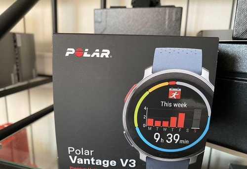 Часы Polar vantage v3 blue новые,русский,Спб