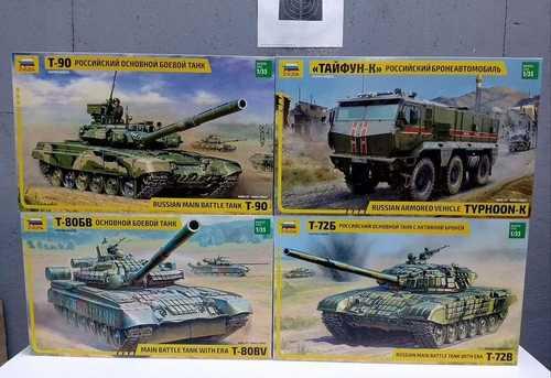 Сборная модель боевой танк Т-80бв