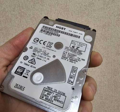 Жесткий диск для ноутбука (HDD) hgst-500gb