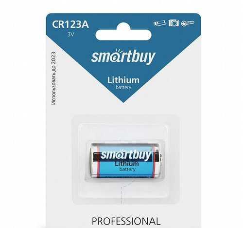 Батарейка CR 123 SmartBuy