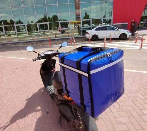 Термосумка (короб) для доставки еды на скутер